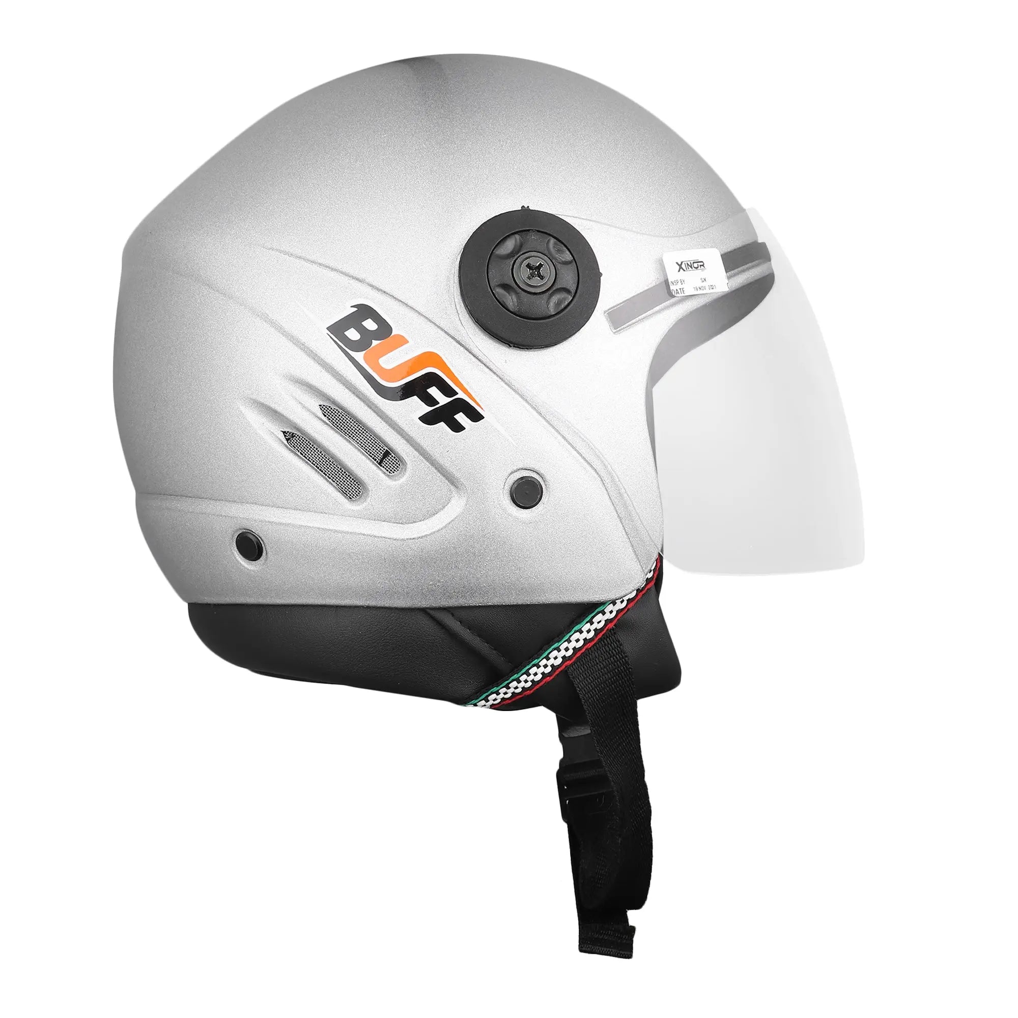 Open Face Motorcycle Helmet ISI Certified for Men & Women - Medium (Si ...