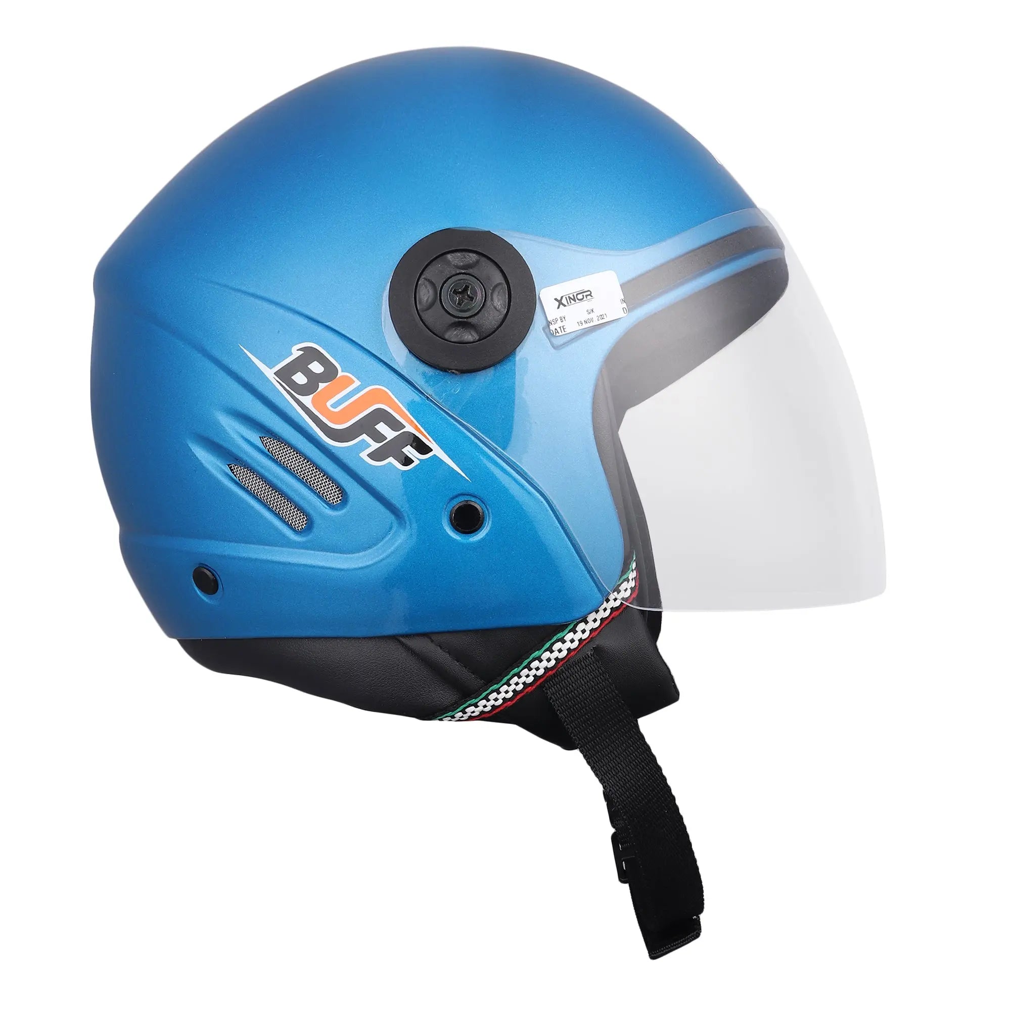 Open Face Motorcycle Helmet ISI Certified for Men & Women - Medium ...